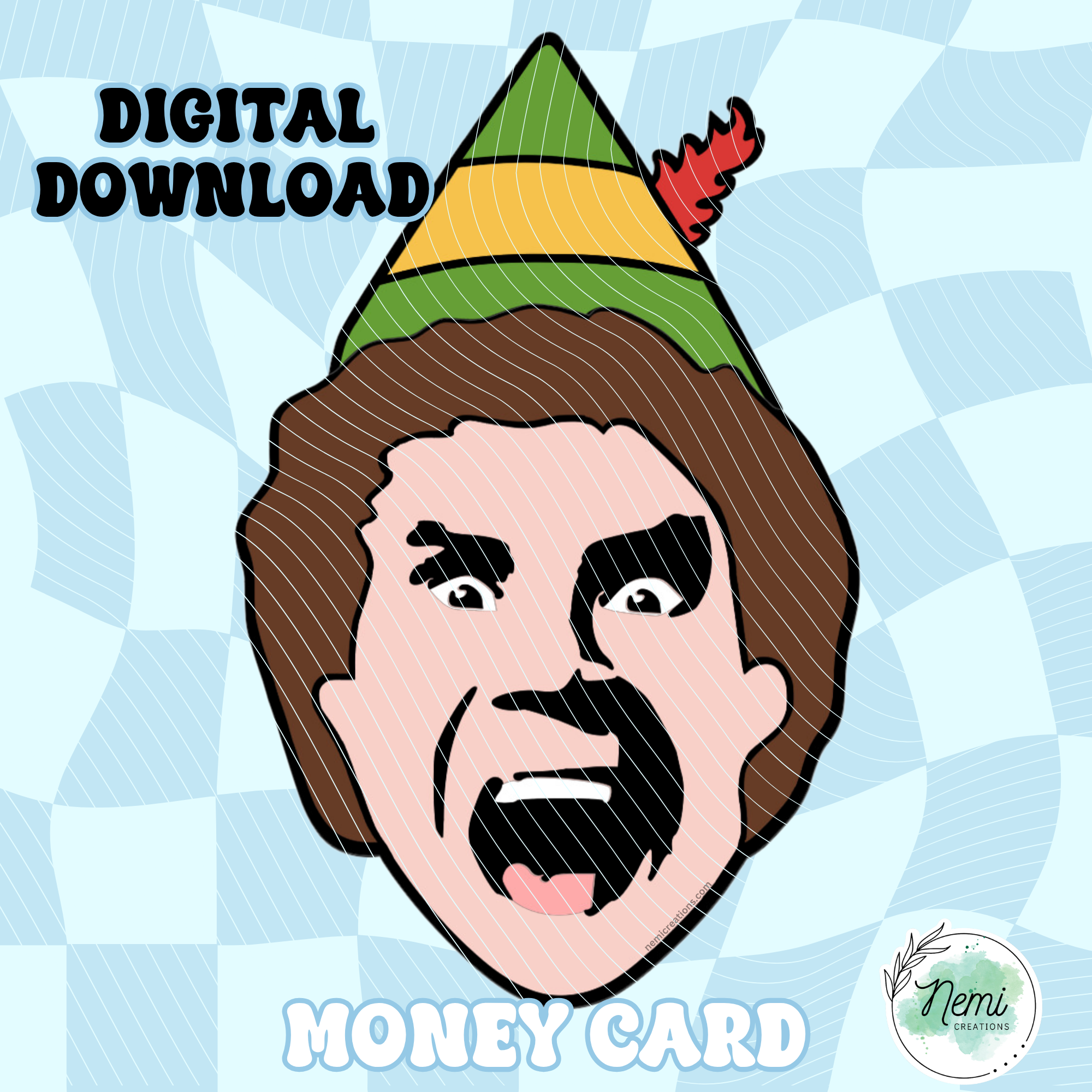 Buddy Elf Money Card DIGITAL SVG FILES – Nemi Creations