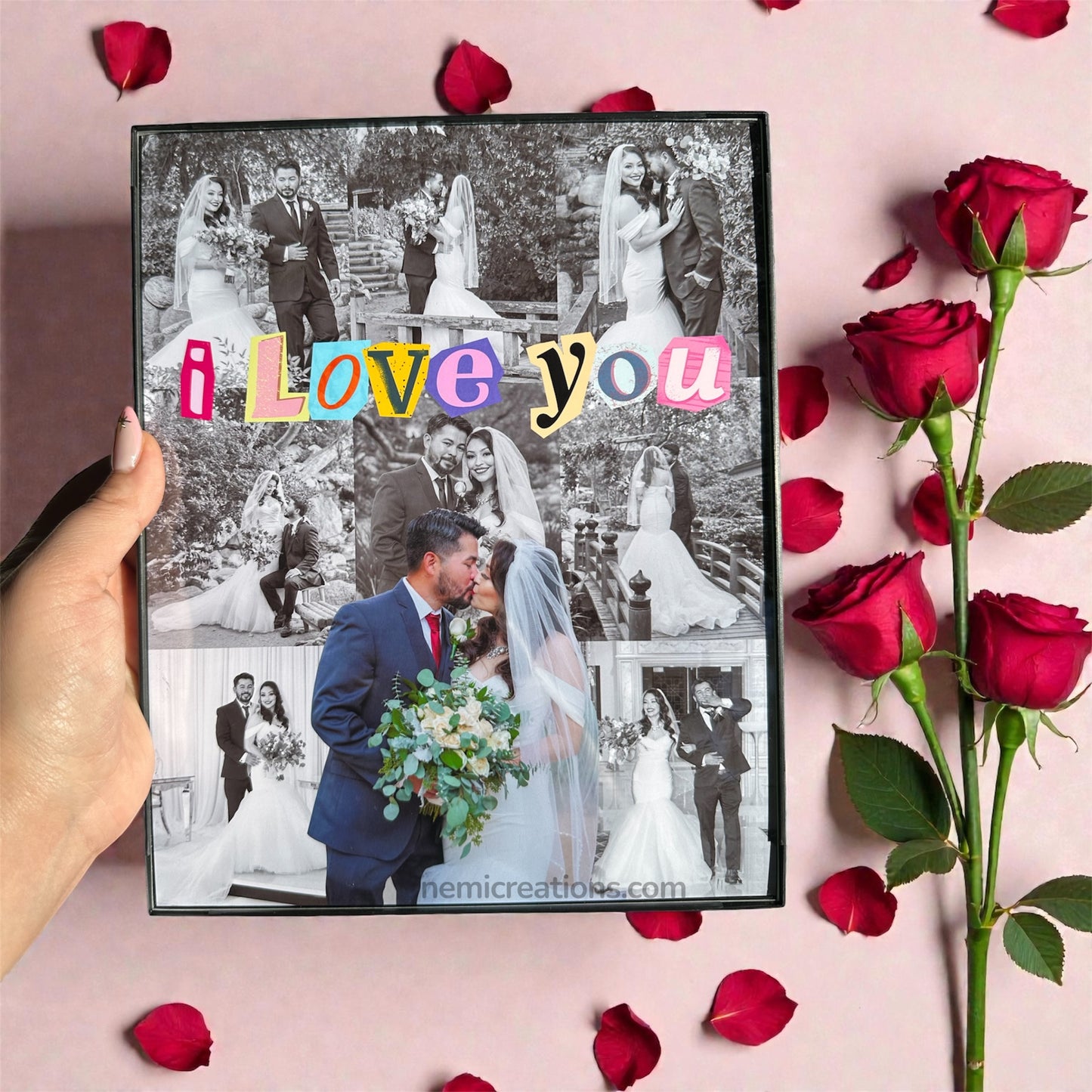 I LOVE YOU Frame CANVA EDITABLE TEMPLATE – Nemi Creations